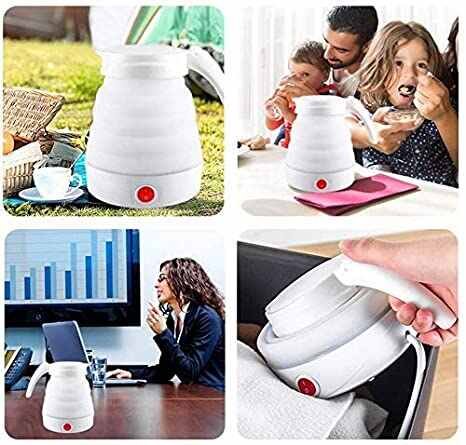 Silicone Foldable Kettle Portable Collapsible Kettle Ketali 110-220V ...