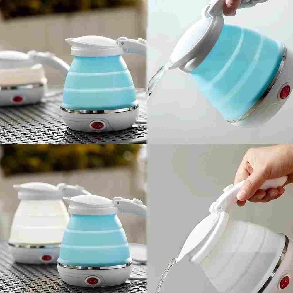 Silicone Foldable Kettle Portable Collapsible Kettle Ketali 110-220V ...