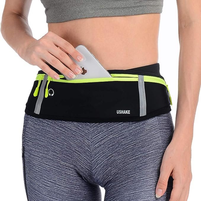 Running Waist Bag Bounce Free Pouch Bag Fanny Pack Workout Belt Sports ...
