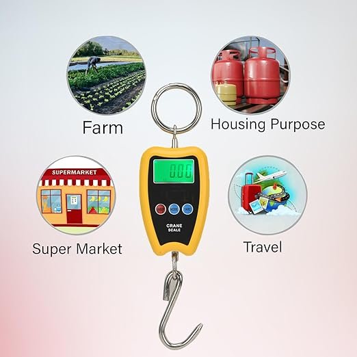 Mini Crane Scale 200kg Digital Hanging Scale Electronic portable weight ...