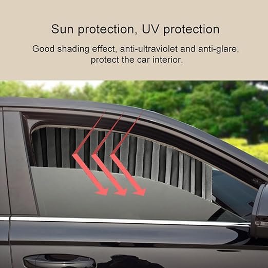 Car Window Curtain Slidable Magnetic Car Side Window Parda Car Sunshade ...
