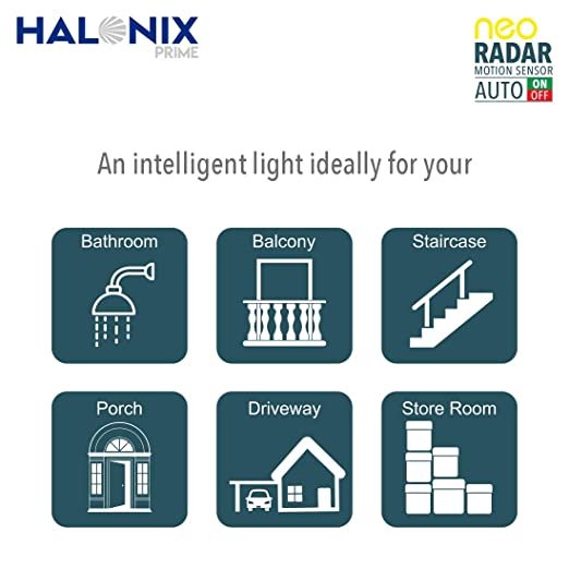 Halonix Sensor Bulb Neo Radar Motion Sensor Led Light Bulb 10W | Bhajan ...